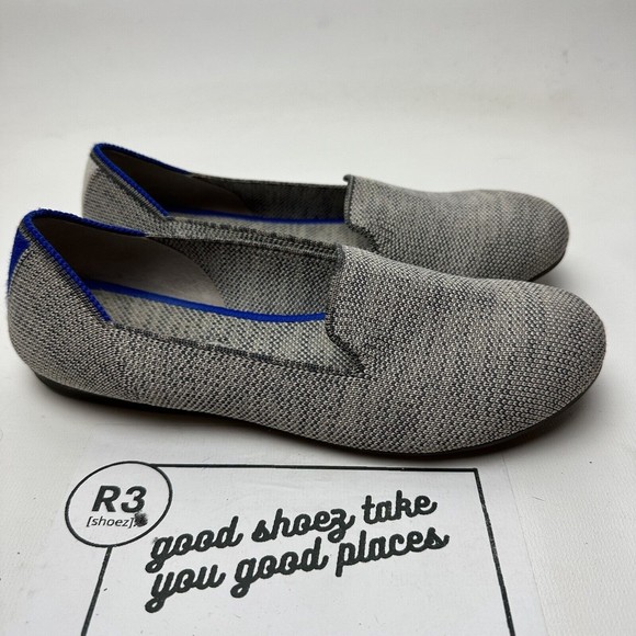 Rothy’s | Shoes | Rothys Girls Sz 4 The Loafer Silver Gray Kids Fabric ...
